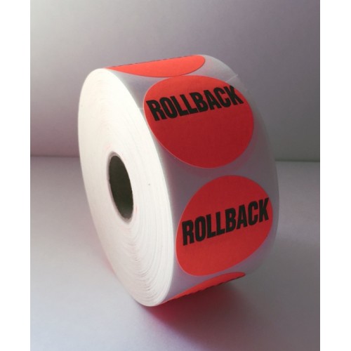 Rollback 1.5" Red Label Roll
